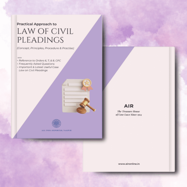 Practical Approach To Law Of Civil Pleadings – Buy Book